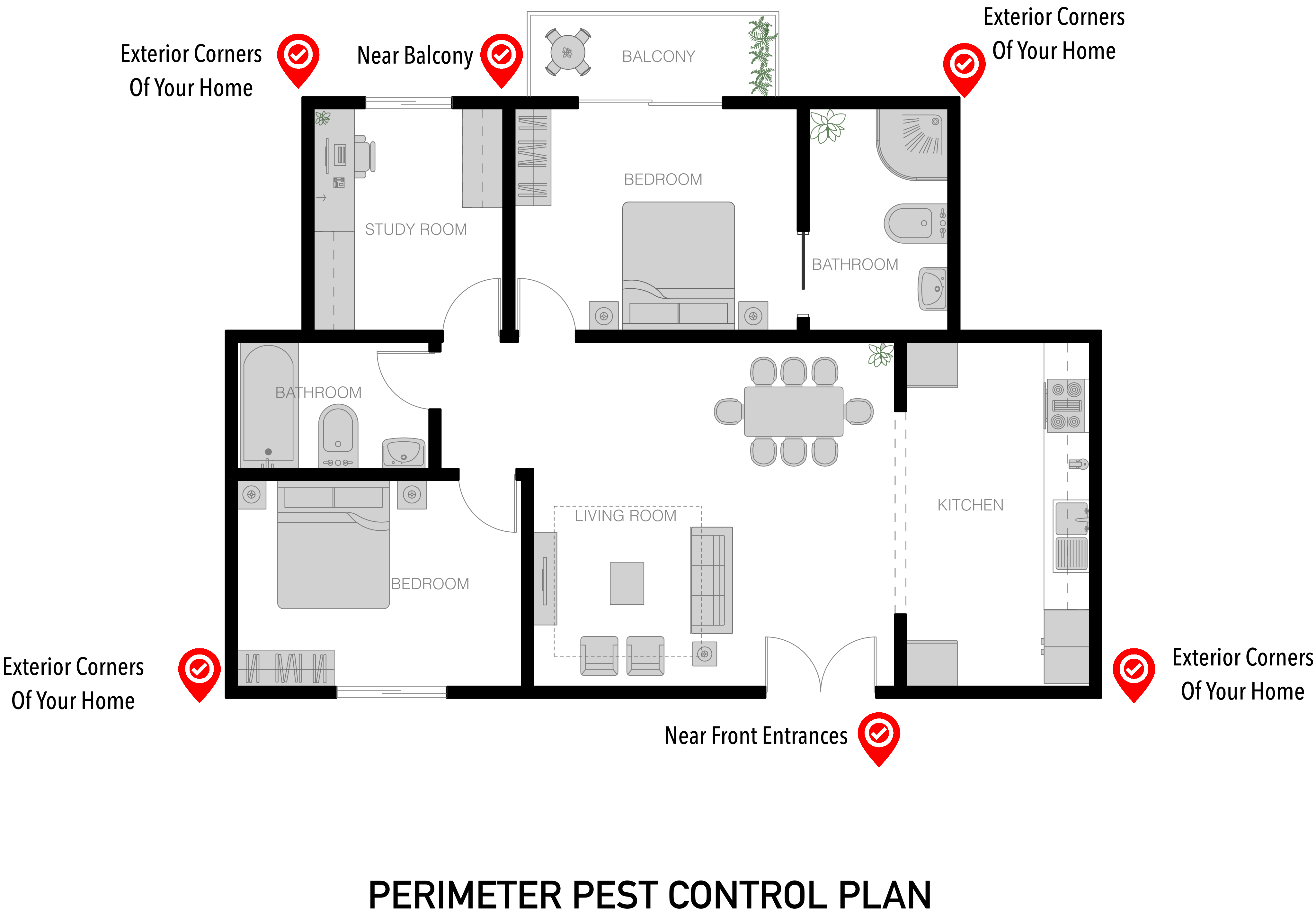 Pest Control Diagram Shop Drawing 5639